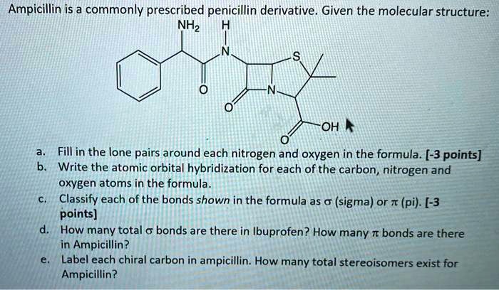 Ampicillin is a commonly prescribed penicillin derivative...