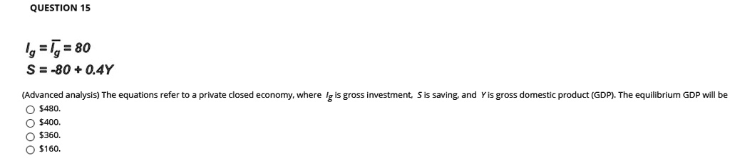 question 15 80 s 8004y advanced analysis the equations refer to a ...