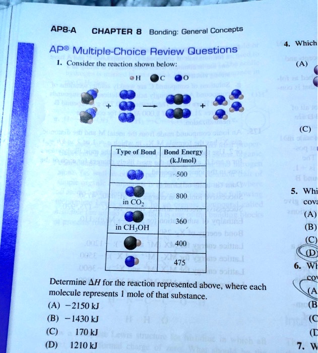SOLVED: AP8-A CHAPTER 8 Bonding: General Concepts Ape Multiple-Choice ...