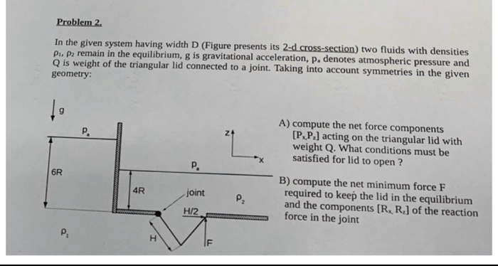 Problem 2. In the given system having width D (Figure presents its 2-d ...