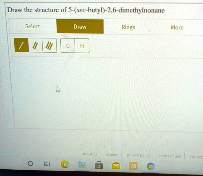 SOLVED: Draw the structure of 5-(sec-butyl)-2,6-dimethylnonane