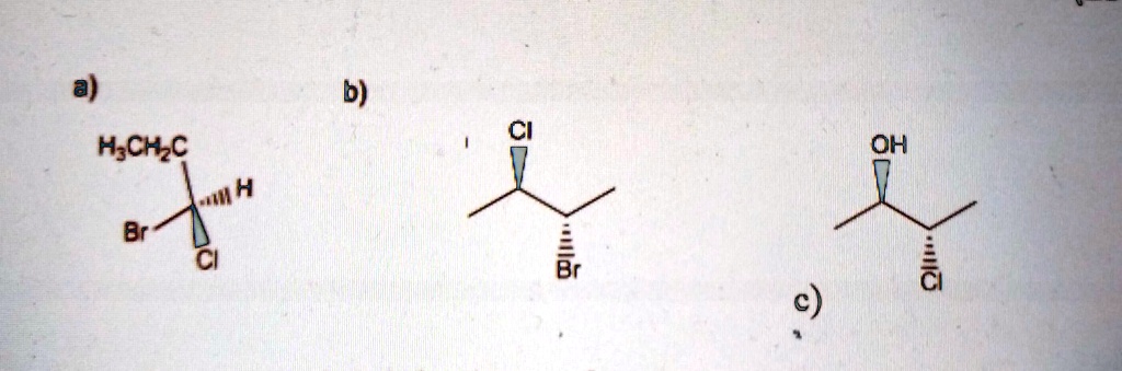 SOLVED: Part I: Nomenclature of Chiral Compounds Directions: Draw the structure to indicate with ...