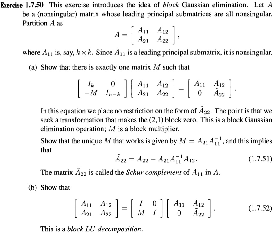 SOLVED:Exercise 1.7.50 This exercise introduces the idea of block ...