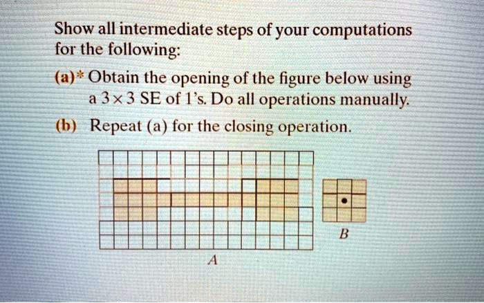 Text: Show all intermediate steps of your computations for the ...