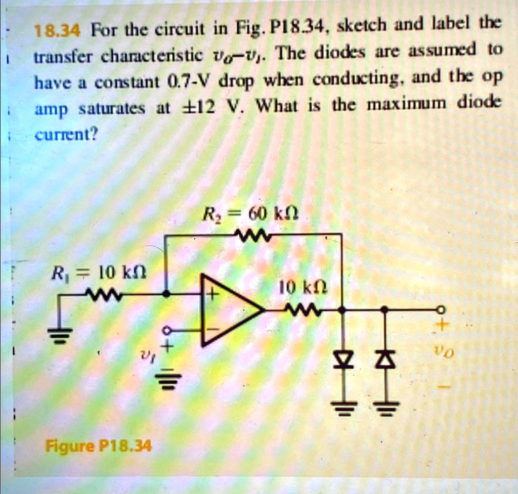 1834 for the circuit in fig p1834 sketch and label the transfer ...