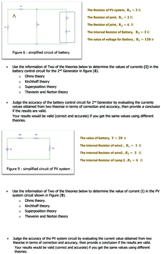 SOLVED: The Resistor of PVsystem,R=3 The Resistor of joint,R=2 The Resistor of joint,R=6 The ...