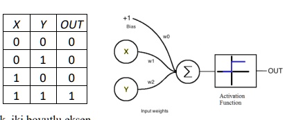 SOLVED: Texts: Output with two inputs on the side and step activation function A perceptron ...