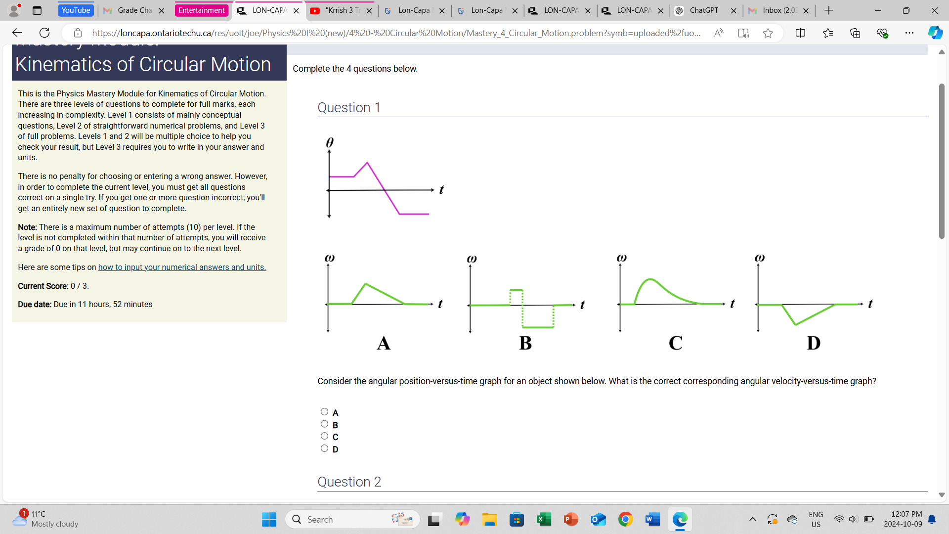 Kinematics of Circular Motion This is the Physics Mastery Module for ...