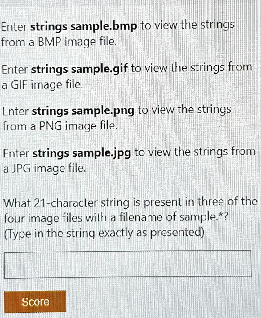 Enter Strings Samplebmp To View The Strings From A Bmp Image File 5451