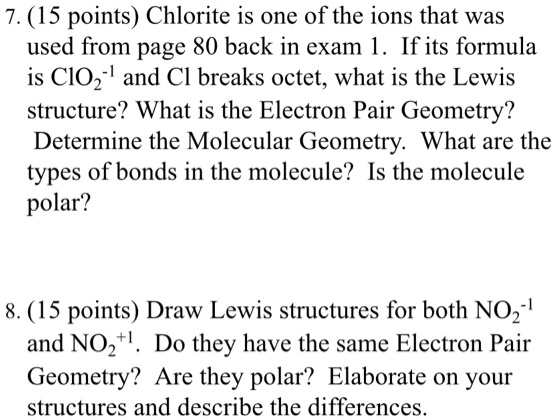 7 15 points chlorite is one of the ions that was used from page 80 back ...