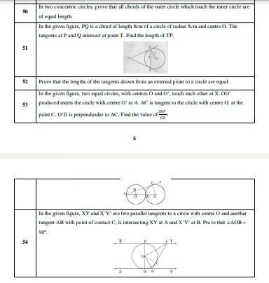 SOLVED: In the given figure, XY and X'Y' are two parallel tangents to a circle with center O ...