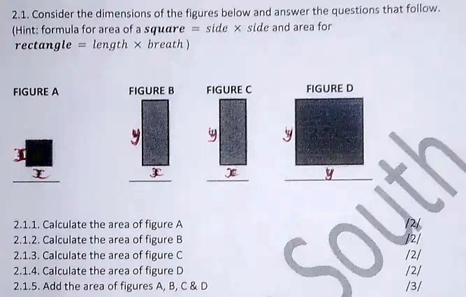VIDEO solution: Consider the dimensions of the figures below and answer ...