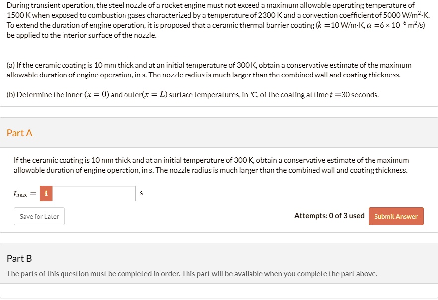 SOLVED: (b) Determine the temperature, in Â°C, of the inner surface of the wall at the foregoing ...