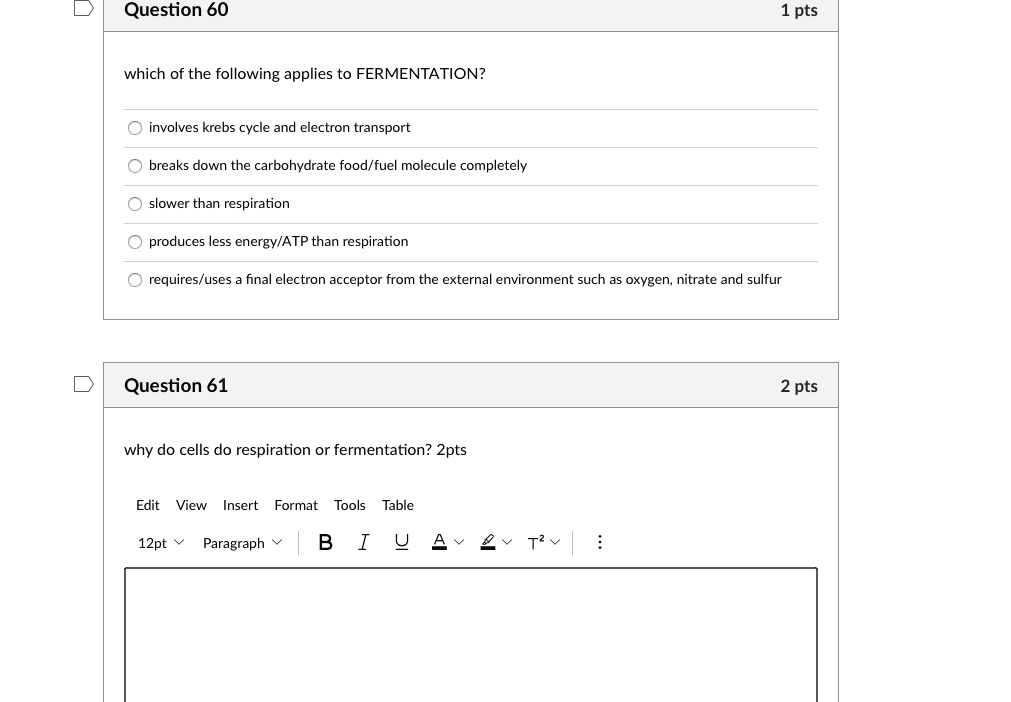 SOLVED: Question 60 1 pts which of the following applies to ... SOLVED: Question 60 1 pts which of the following applies to ...
