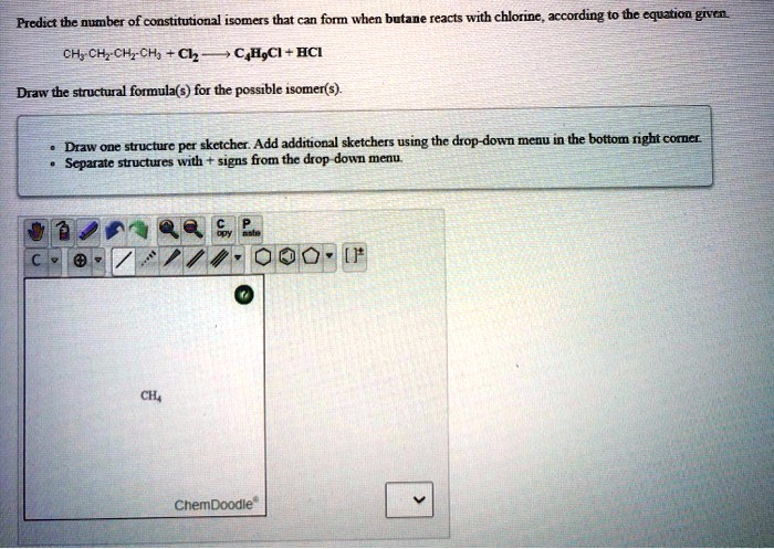 SOLVED:Fredict the number of constitutional isomers that can form when ...