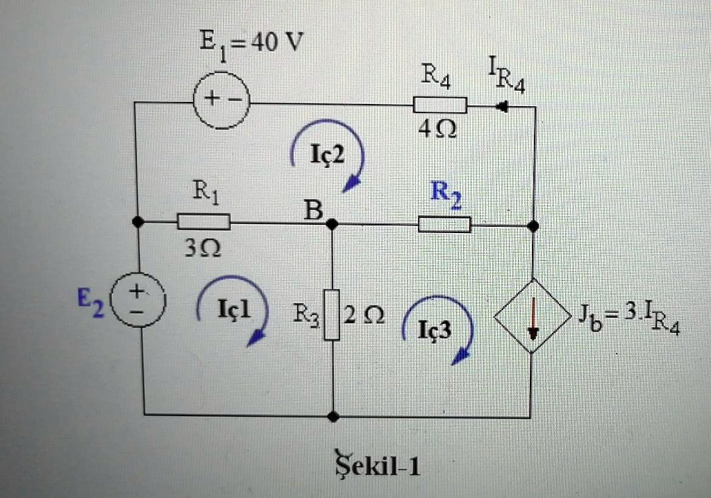 SOLVED: In the circuit given in Figure 1, a) Obtain the circuit ...