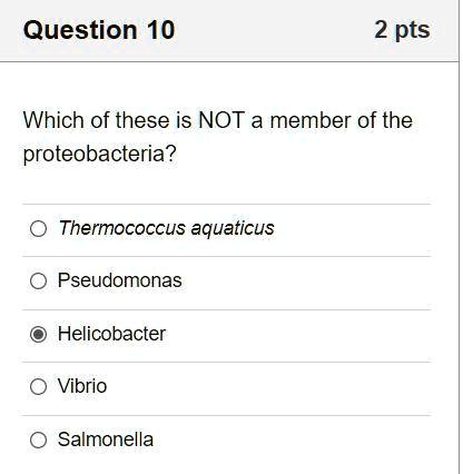 SOLVED: Question 10 2 pts Which of these is NOT a member of the ...