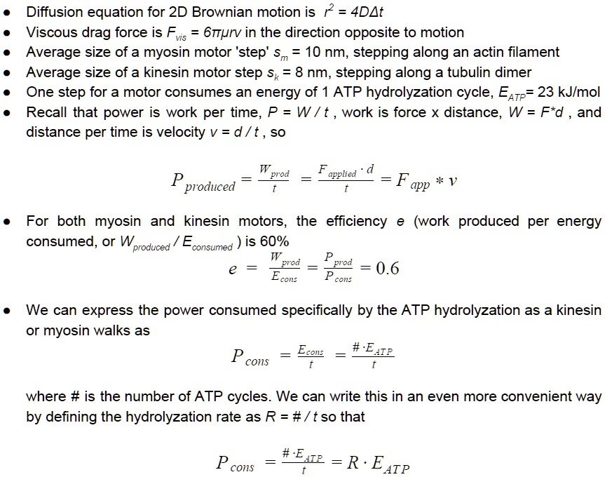 diffusion equation for 2d brownian motion is 1 4dat viscous drag force ...