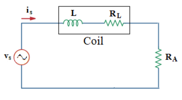 SOLVED: The circuit connected to an AC voltage source; VS = 330.Sin(314t) Volt. Inductance of ...