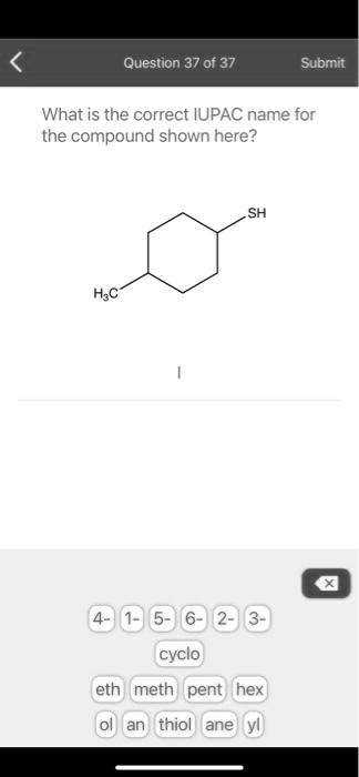 SOLVED: What is the correct IUPAC name for the compound shown here? H-C ...
