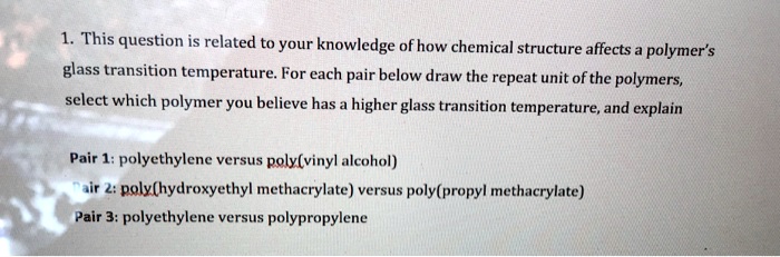 SOLVED: This question is related to your knowledge of how chemical ...