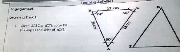 SOLVED: Learning Activities 229 560 Engagement Learning Task Given ABC ...