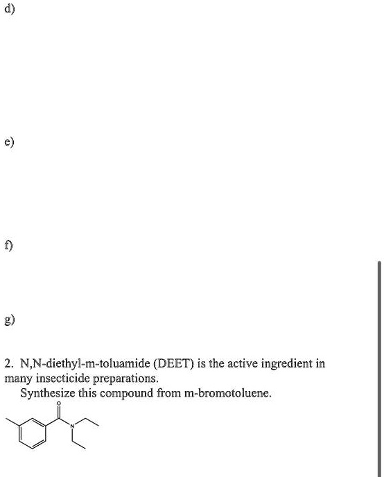 nn diethyl m toluamide deet is the active ingredient in many ...