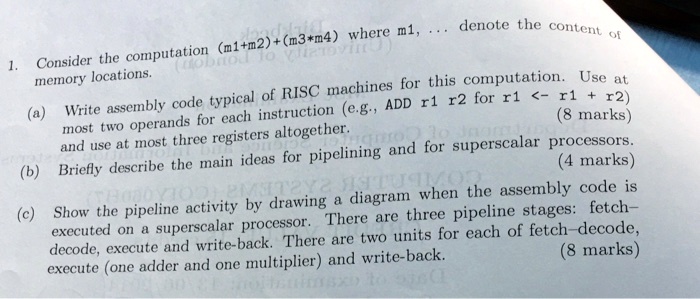 SOLVED: re-organise your code from the previous item using the register renaming technique to ...