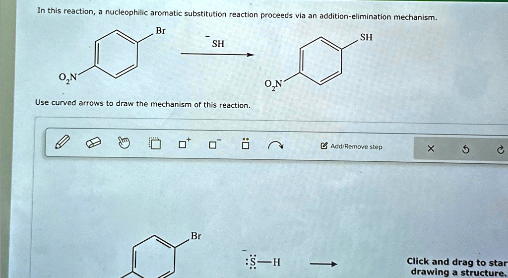 In this reaction, a nucleophilic aromatic substitution reaction ...