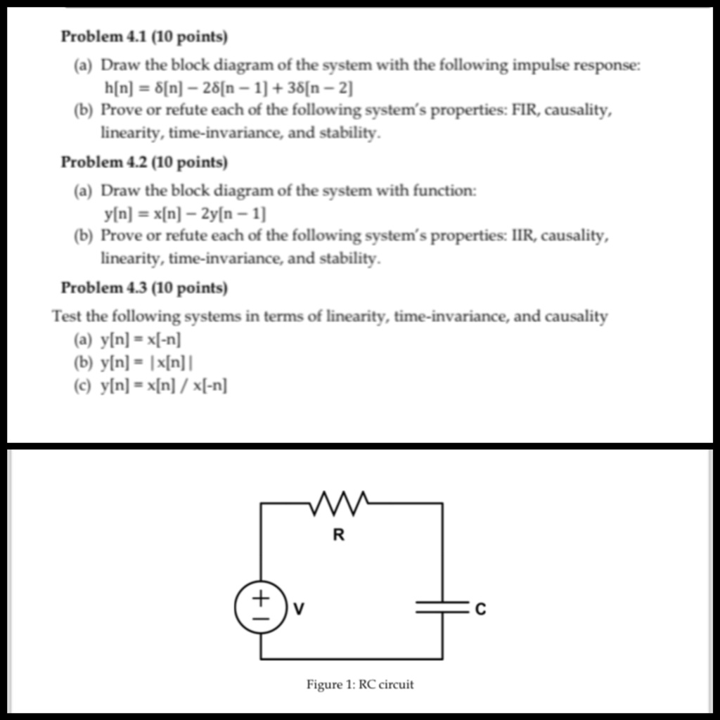 SOLVED: homework 4 Problem4.1(10 points) (a) Draw the block diagram of the system with the ...