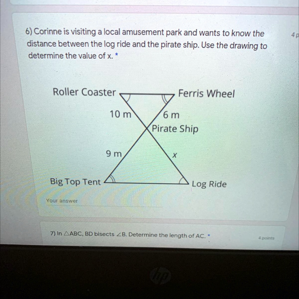 how would i do this 6 corinne is visiting a local amusement park and ...
