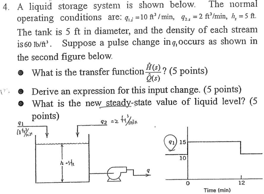 4 a liquid storage system is shown below the normal operating ...