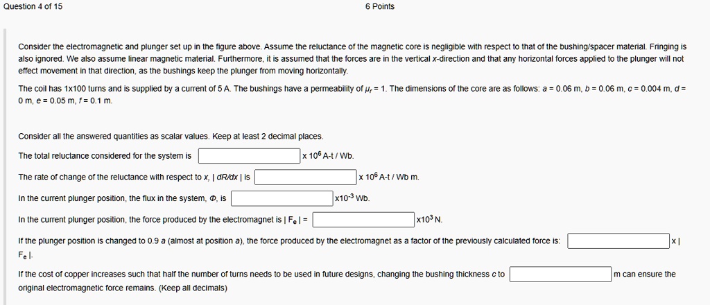 SOLVED: Question 4 of 15 6 Points Consider the electromagnetic and ...