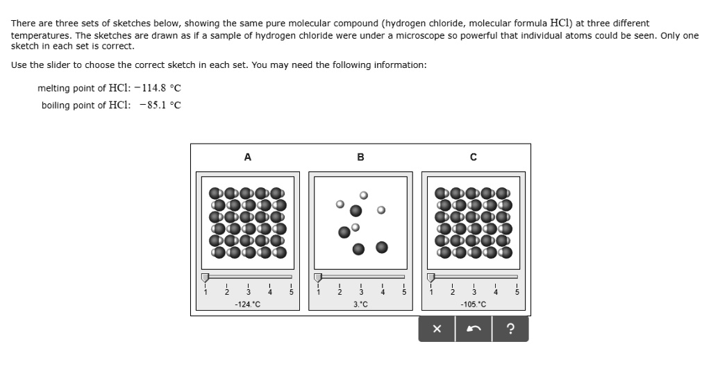 There are three sets of sketches below, showing the same pure molecular ...