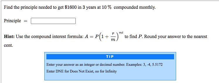 SOLVED:Find the principle nccded to gct 81600 in 3 cars at 10 % ...