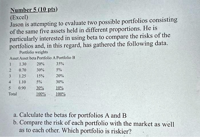 SOLVED: Texts: Please use Excel and show the formulas used. Number 5 ...
