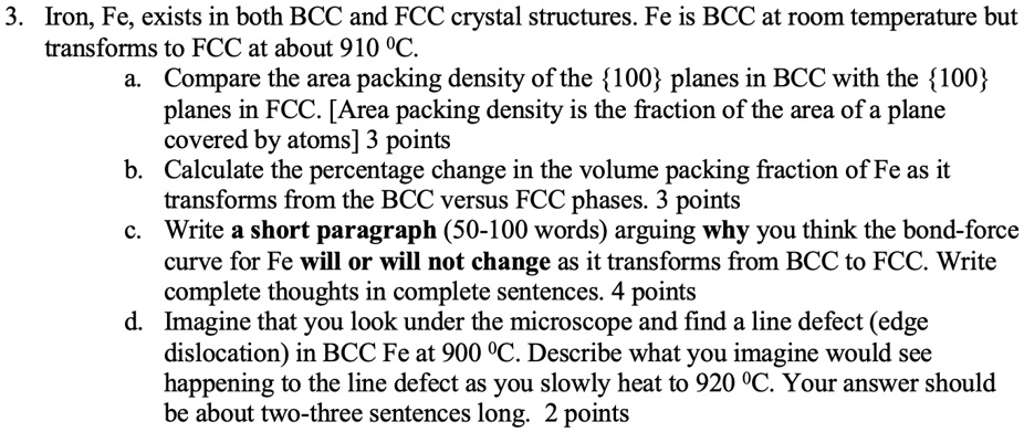 SOLVED: Please I need help. This is material science engineering ...