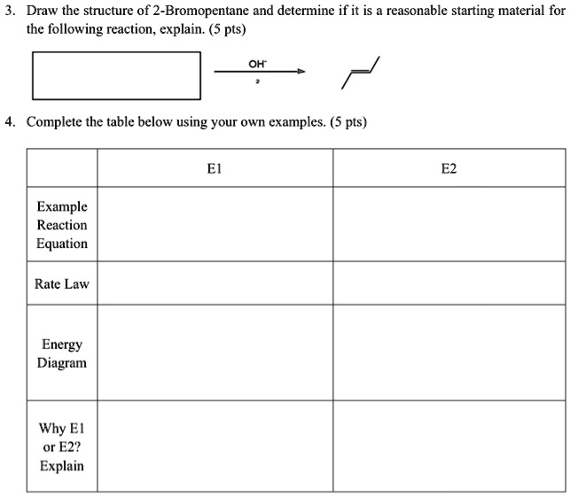 SOLVED: Draw the structure of 2-Bromopentane and determine if it is ...