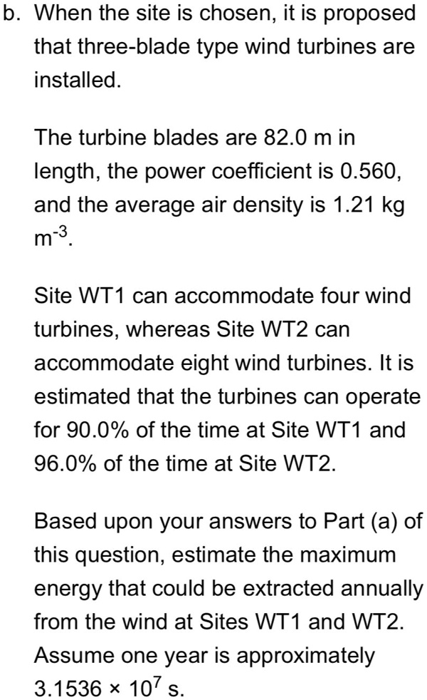 SOLVED: a. The wind farm could be located on the large flat-topped hill to the east of the ...