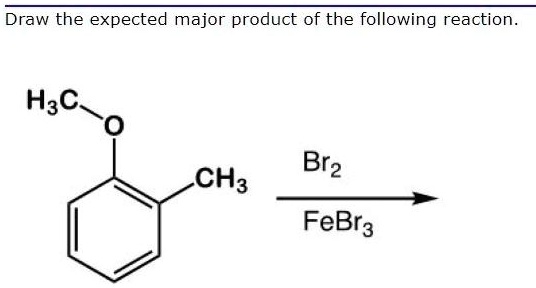 SOLVED: Draw the expected major product of the following reaction: H3C ...