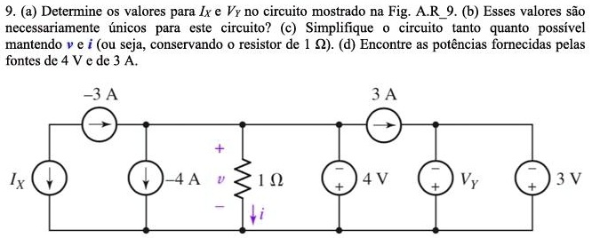 determine the values for ix and vy in the circuit shown in figure b are these values necessarily ...