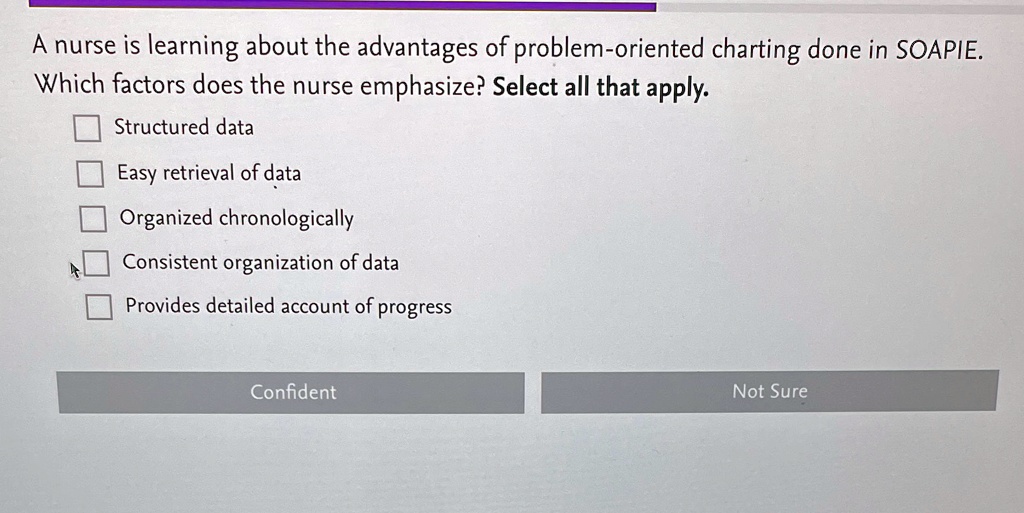 SOLVED: A nurse is learning about the advantages of problem-oriented ...