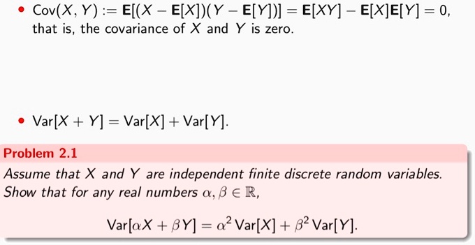 What Is The Covariance Of X And Y
