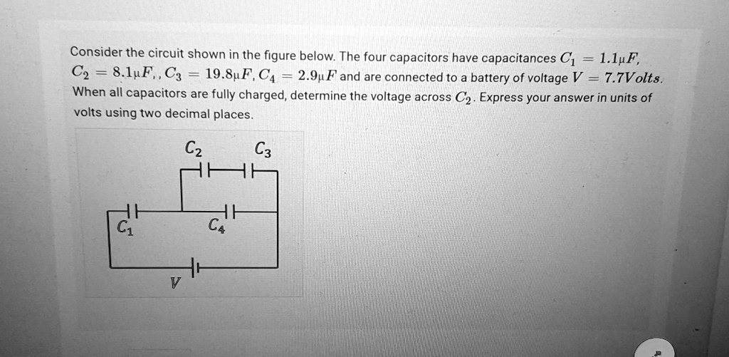 SOLVED: Consider the circuit shown in the figure below.The four ...