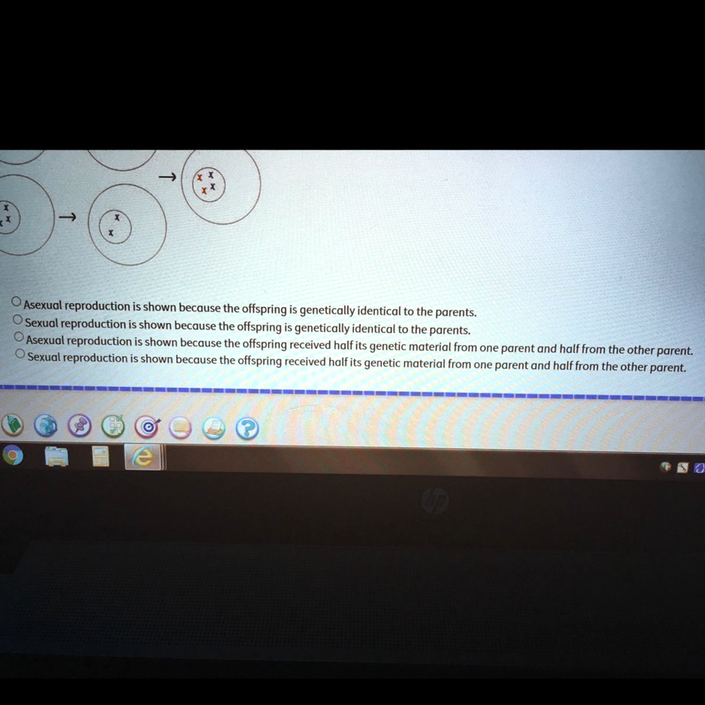 SOLVED: The picture below shows the reproduction of a single-celled ...