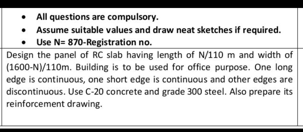 SOLVED: In this question, the Registration number is 12. All questions ...