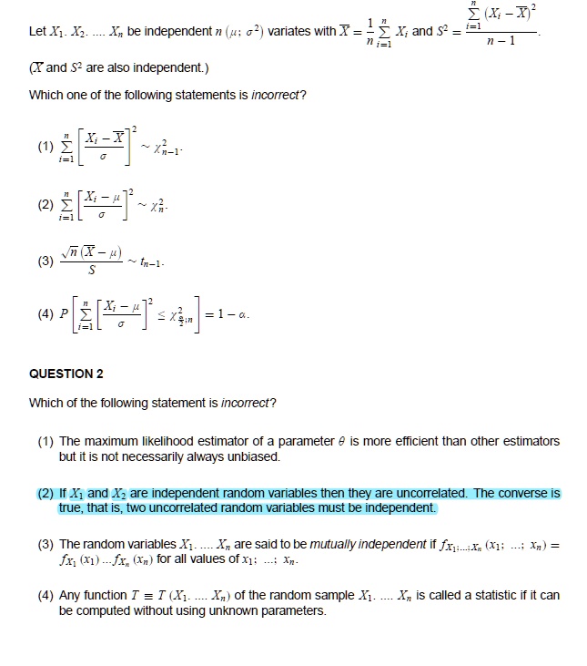 Solved The Text Provided Appears To Be A Mix Of Mathematical Equations And Statements There