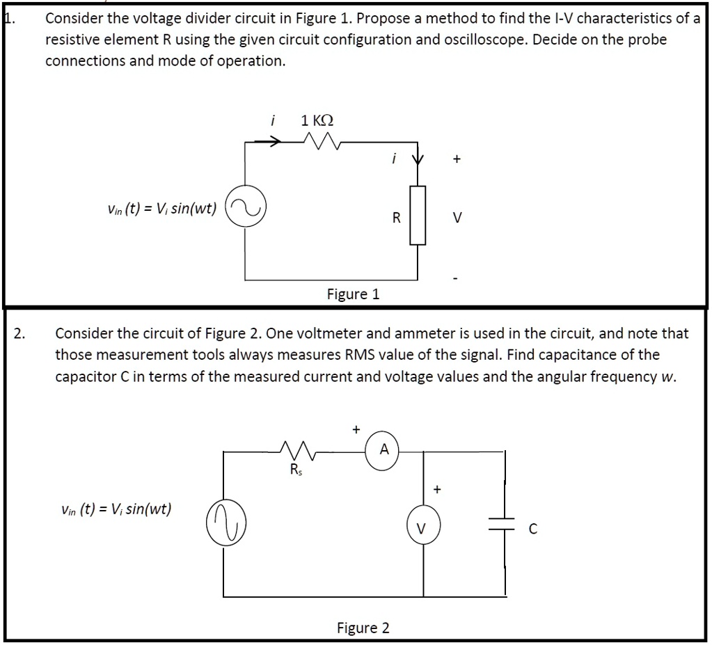 VIDEO solution: Consider the voltage divider circuit in Figure 1 ...