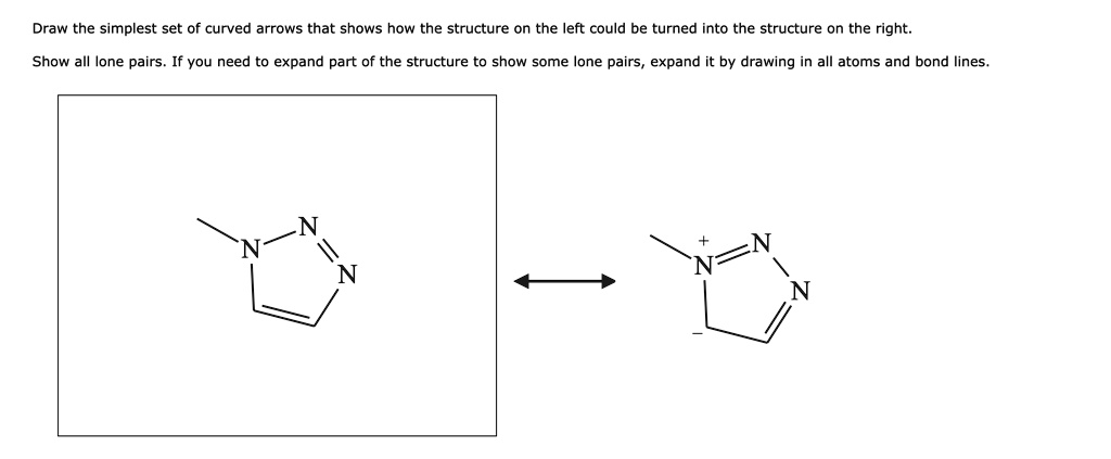 Draw the simplest set of curved arrows that shows how the structure on ...