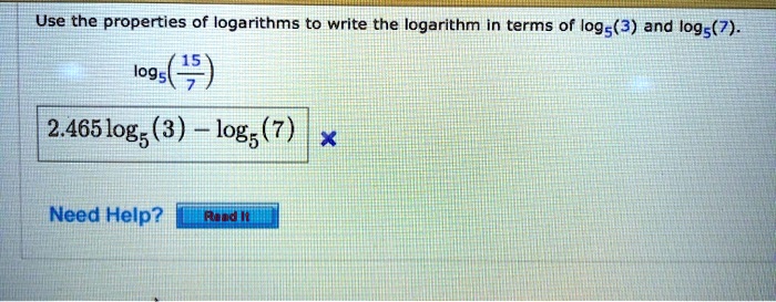 7 Properties Of Logarithms